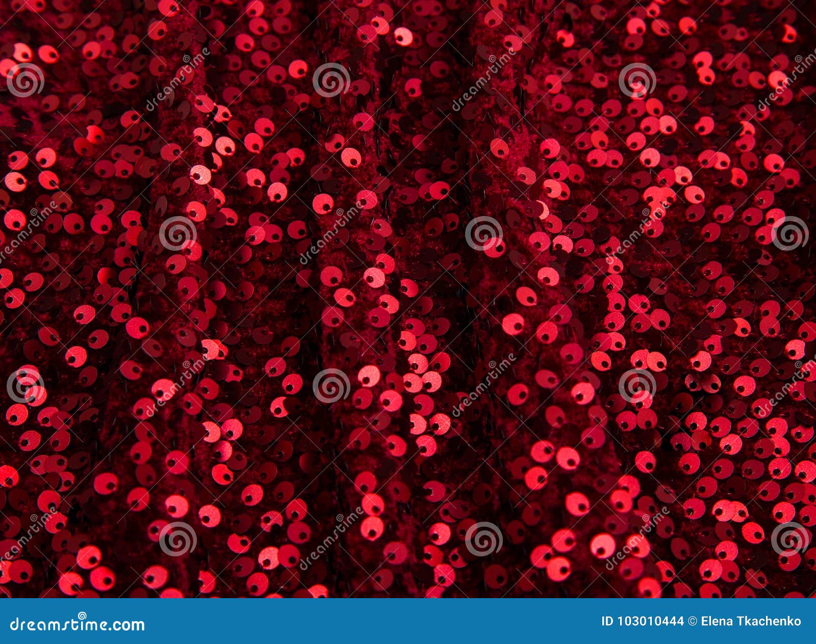 Rectangular Red Shiny Fabric with Sequins Stock Photo - Image of ...