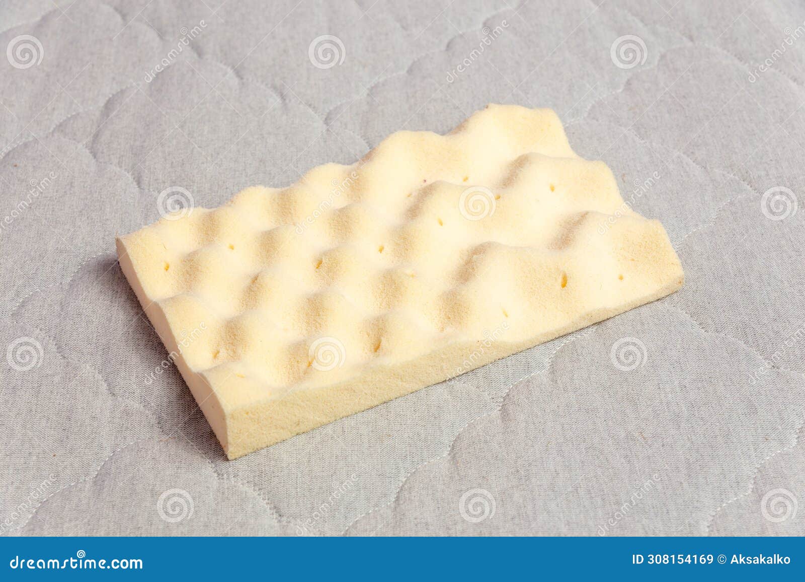 A Rectangular Sample of Wavy Rubber Foam Stock Image - Image of clothes ...