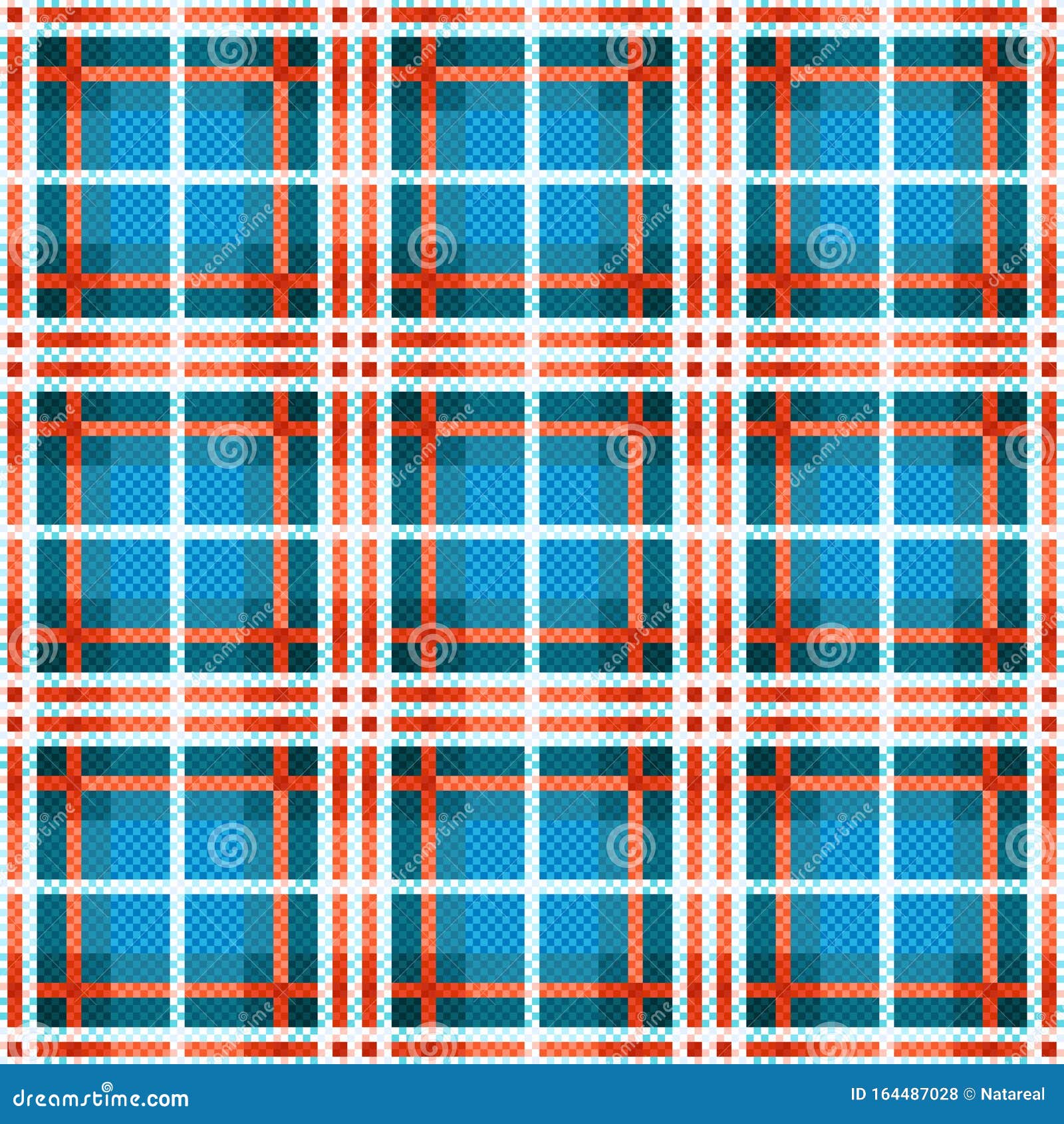Rectangular Seamless Pattern in Various Light Colors Stock Vector ...