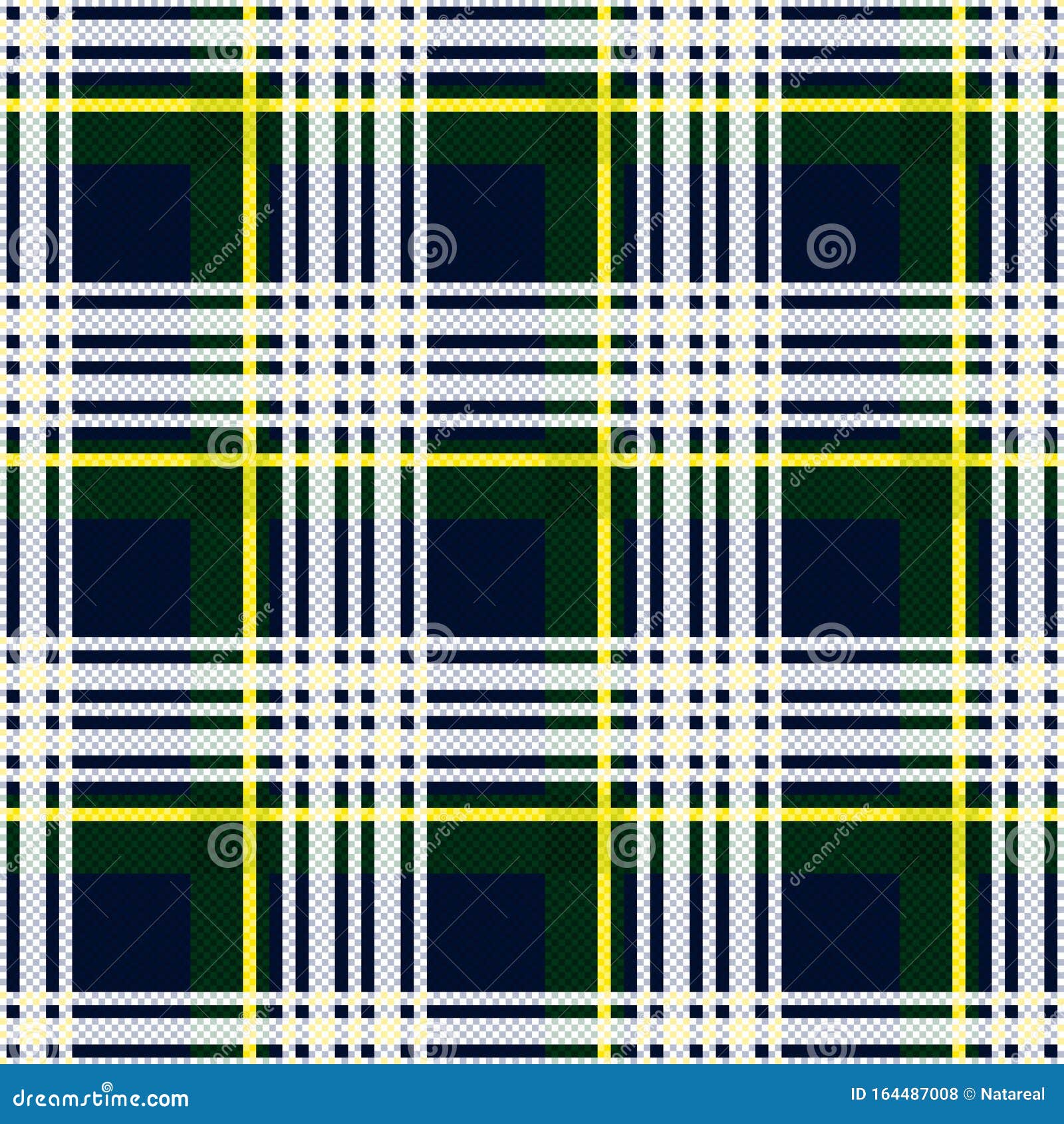 Rectangular Tartan Seamless Bright Texture Stock Vector - Illustration ...