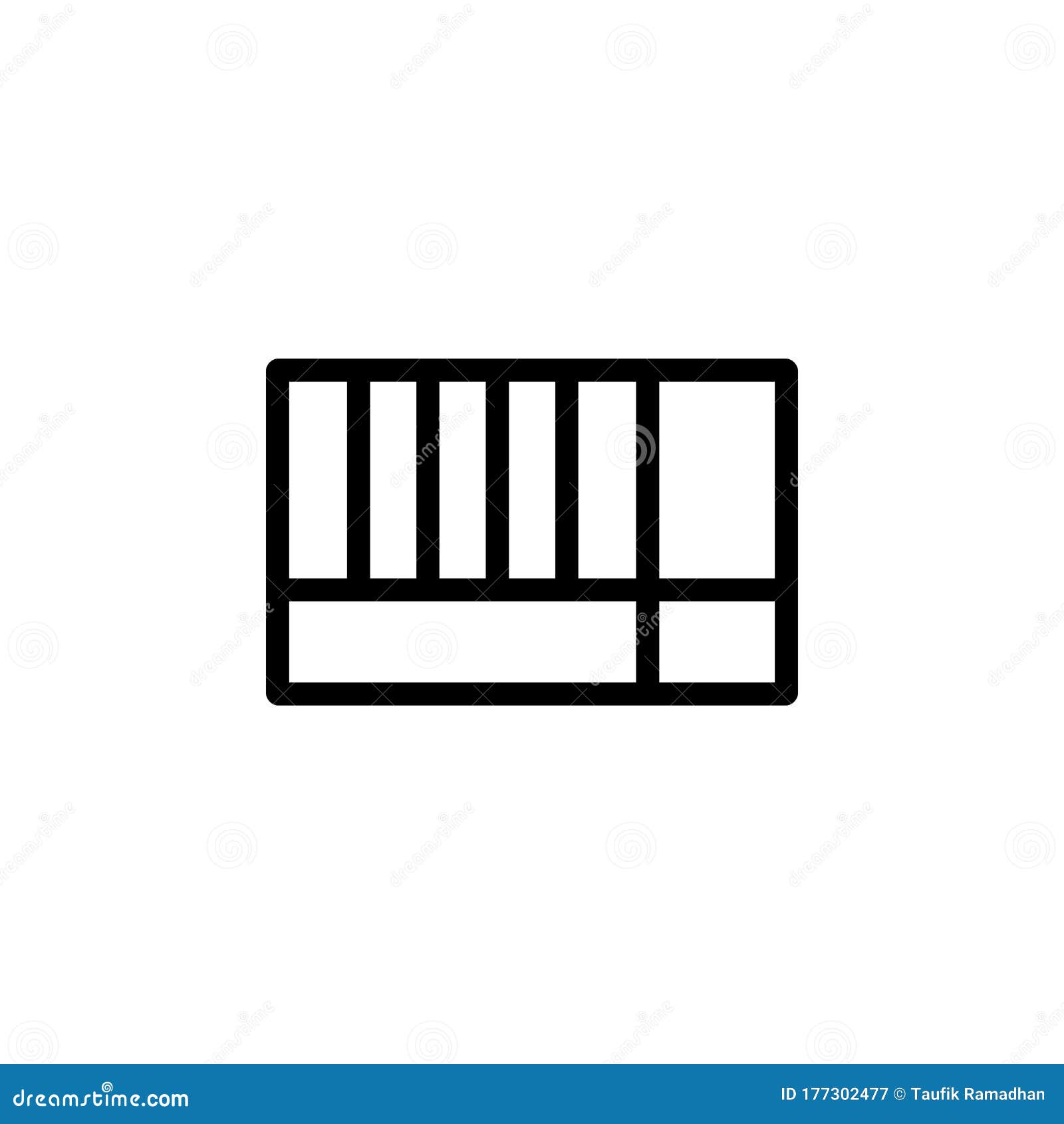 Rectangular, Shading and Mathematics Icon. Perfect for Application, Web ...