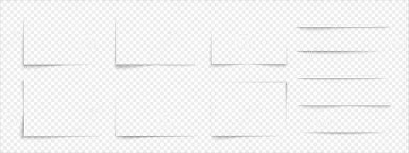 Rectangular Shadow Border. Rectangular Shadow Border from a Sheet of ...
