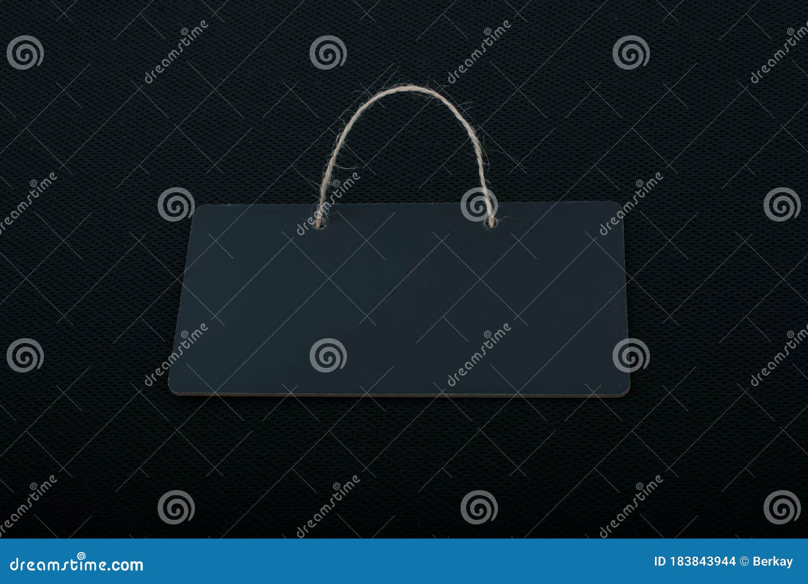 Rectangular Shaped Black Notice Board on Black Stock Photo - Image of ...