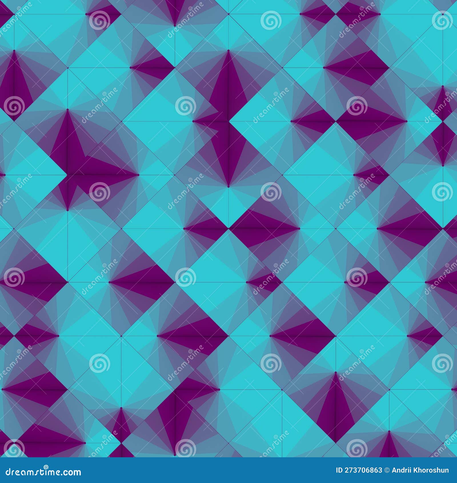 Rectangular Shapes with Holographic Stepped Gradient. 3d Rendering ...