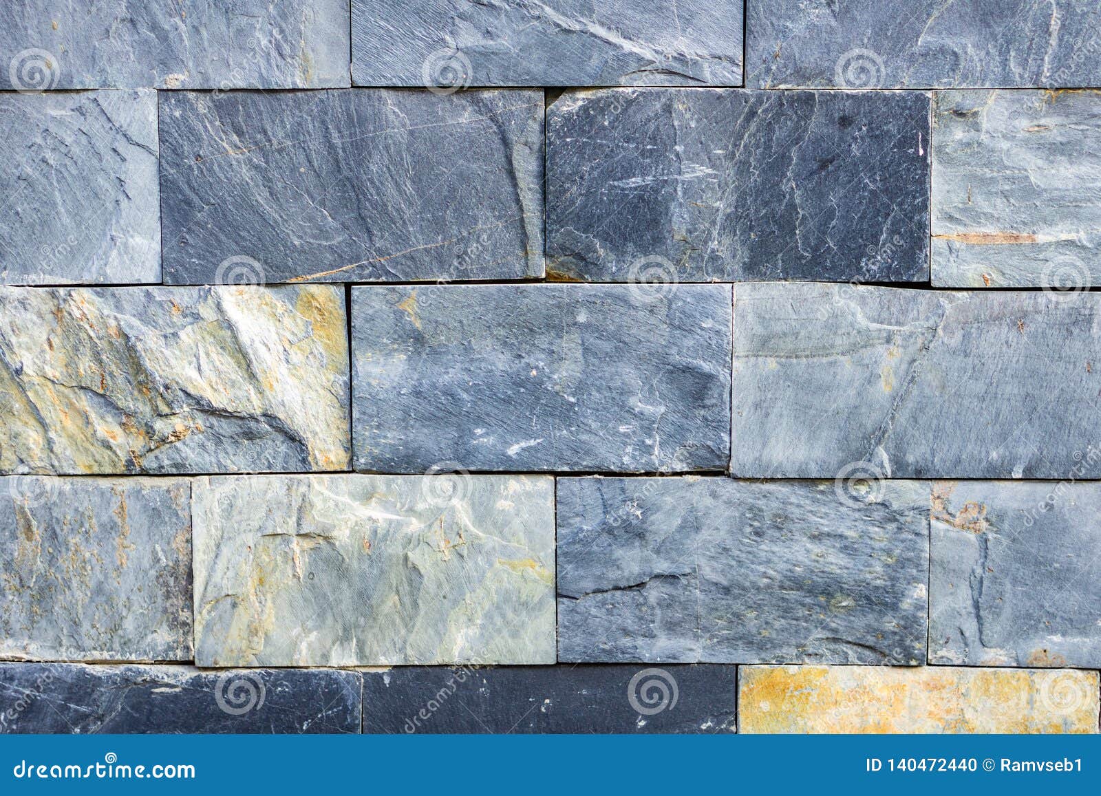 Rectangular stone tiles stock photo. Image of rock, decor - 140472440