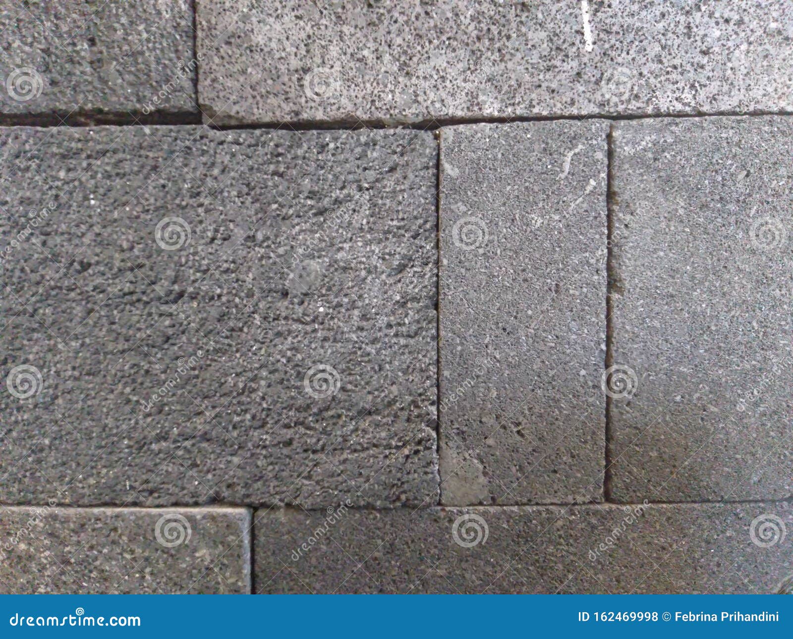 Rectangular Stone Walls Neatly Arranged Stock Photo - Image of cement ...