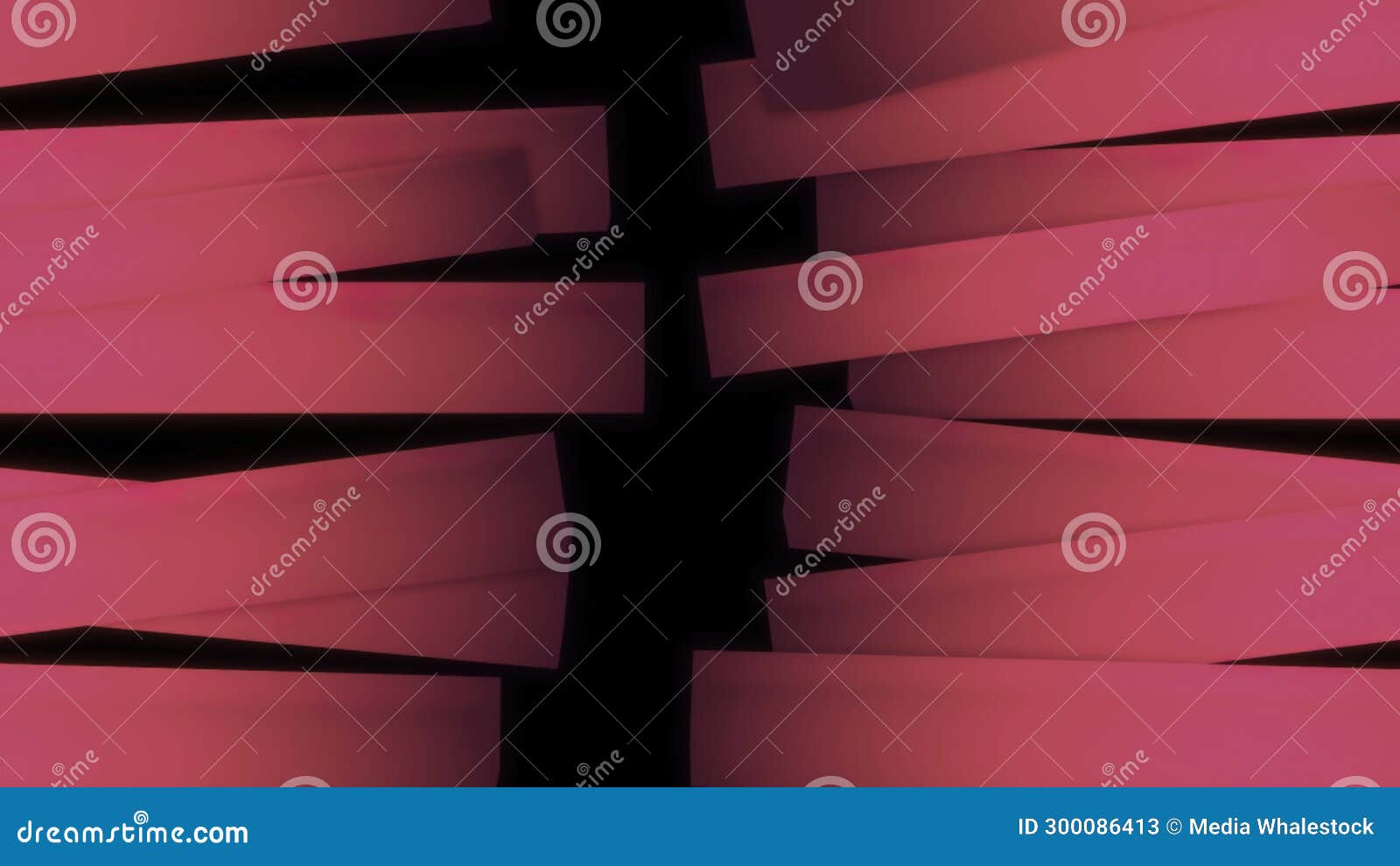 Rectangular Stripes Moving on Black Background. Motion. Colored Stripes ...