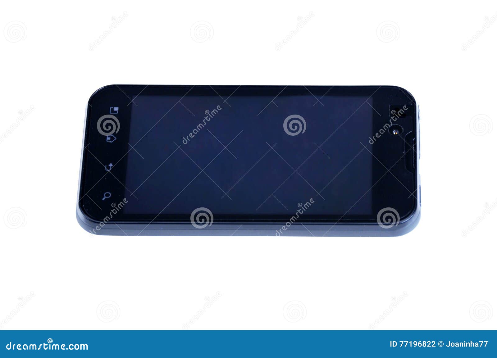 Rectangular Stylish Mobile Phone with No Logo Stock Photo - Image of ...