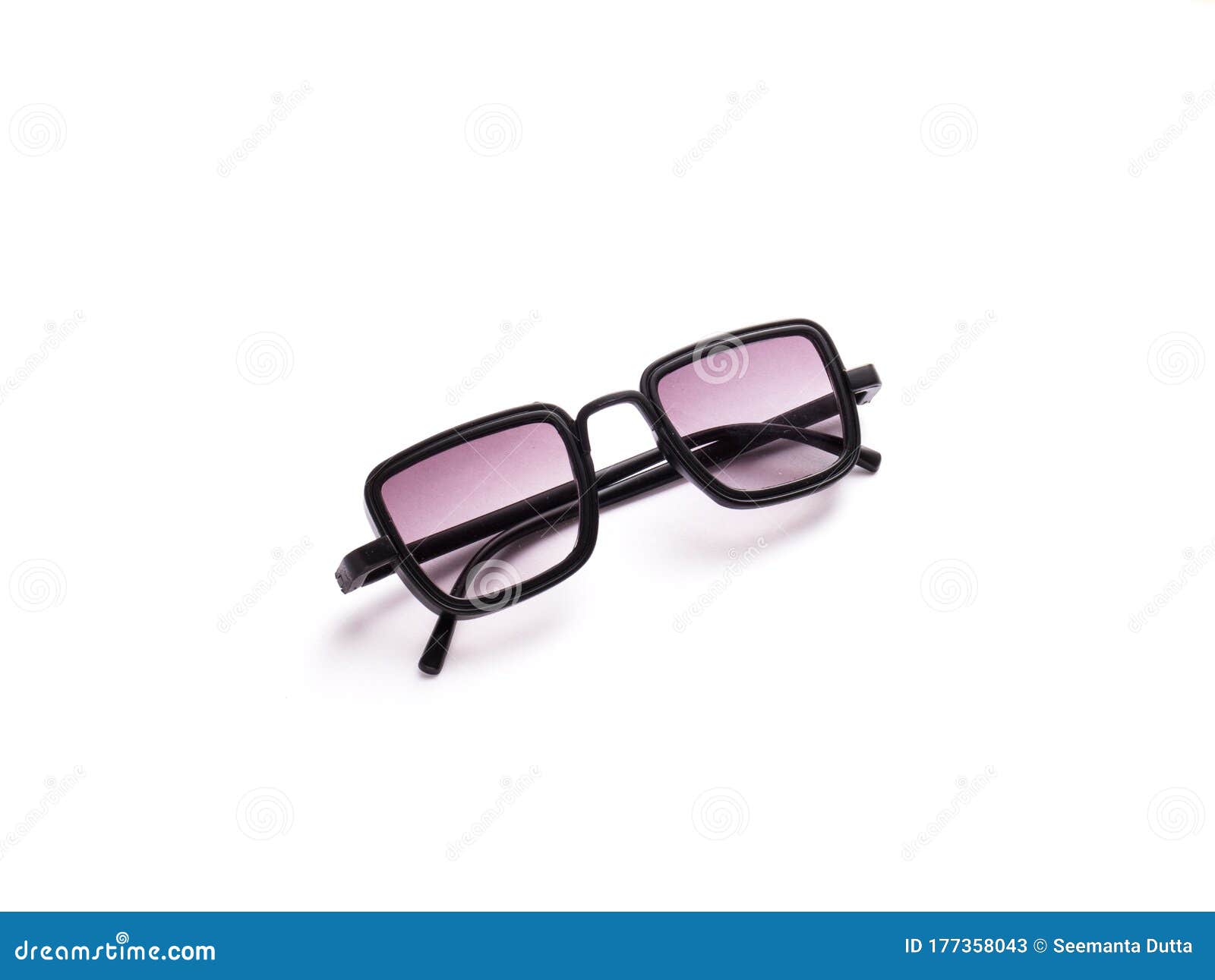 Rectangular Sunglass Frame Isolated Stock Image. Stock Image - Image of ...