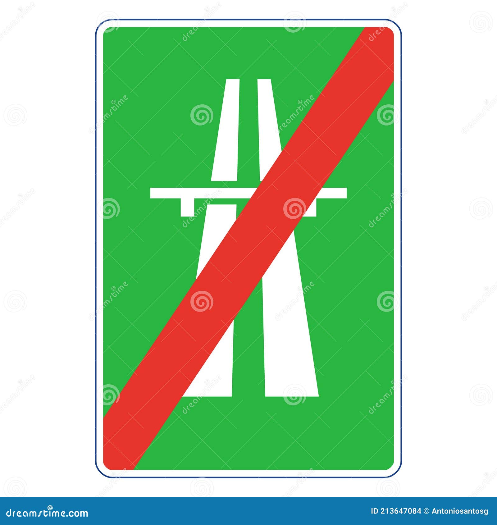 Rectangular Traffic Signal in Green and White, Isolated on White ...