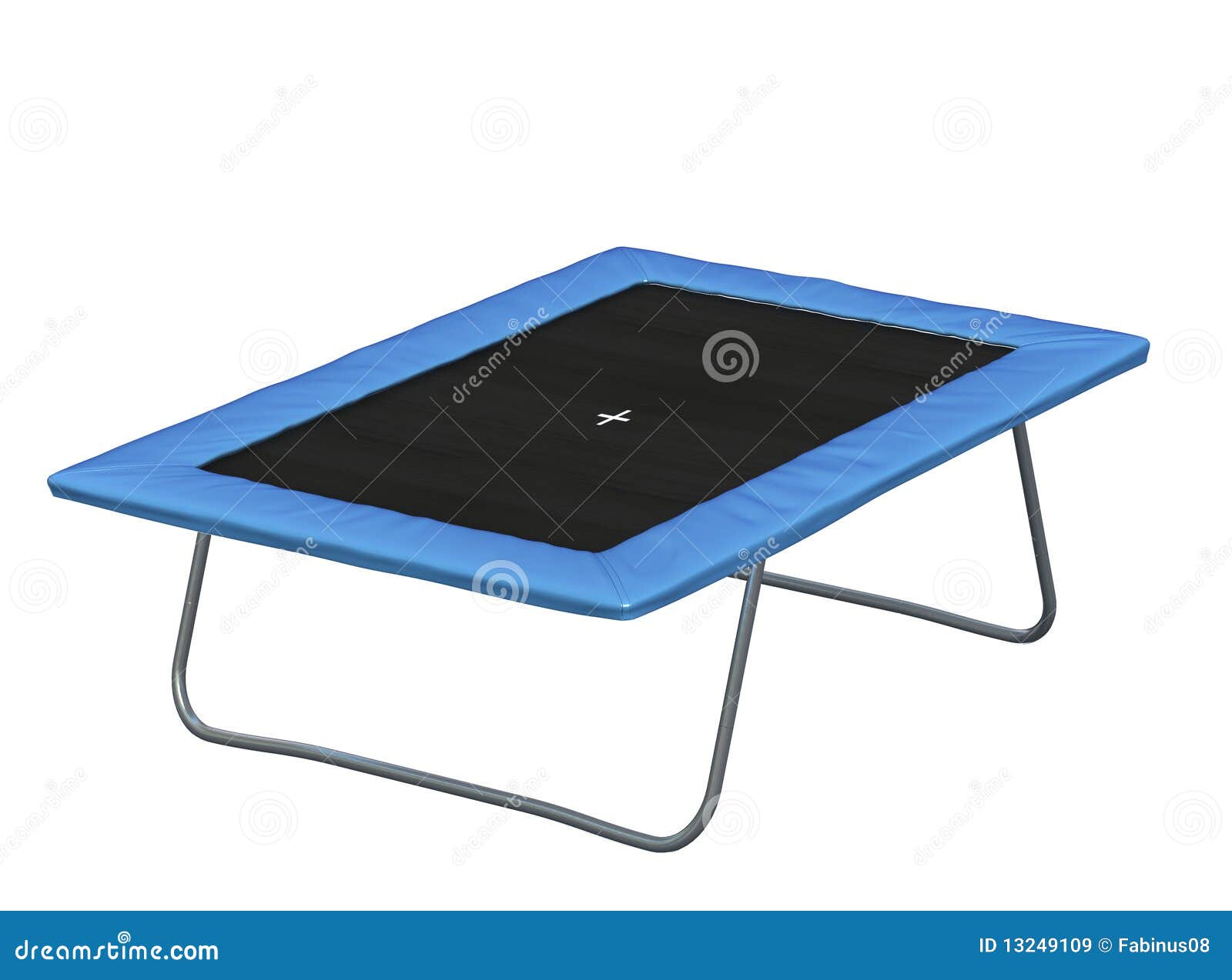 Rectangular trampoline stock illustration. Illustration of high - 13249109