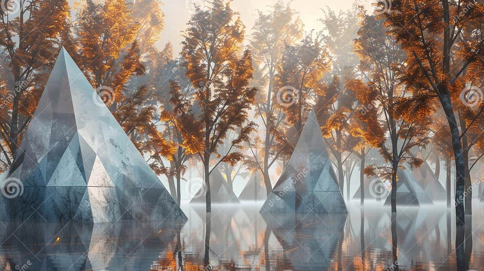 Rectangular Trees and Triangular Leaves Create a Geometric Forest in a ...