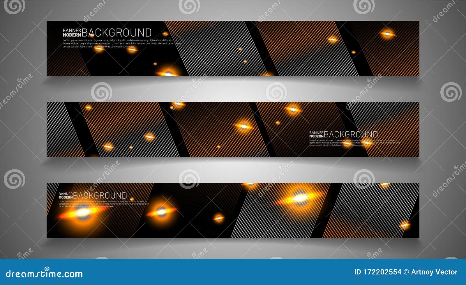 Rectangular Vector Banner. Future Design Technology Against a Black ...