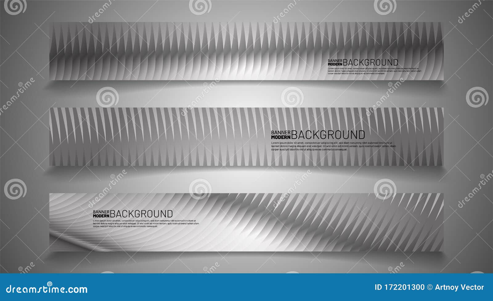 Banner With Gray Ripped Or Torn Paper Divider Background Cartoon Vector ...
