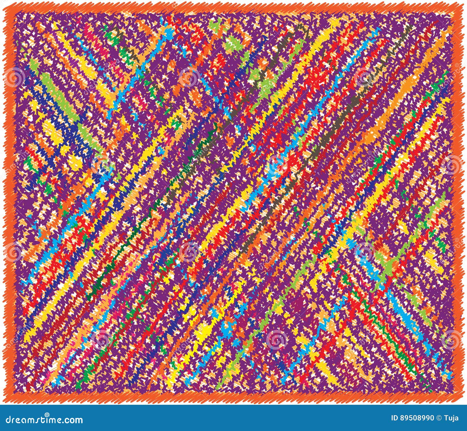 Rectangular Weave Rug with Colorful Diagonal Grunge Striped Checkered ...