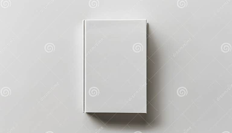 A White Rectangular Box Rests on a Pale Surface with Tints and Shades ...