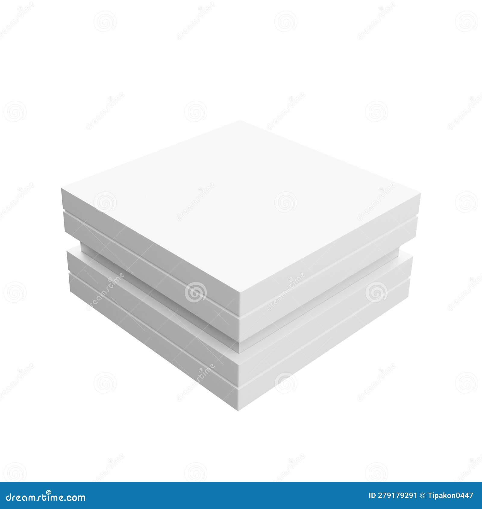 Rectangular White Box Pattern Looks Beautiful and Clean Isolated on ...