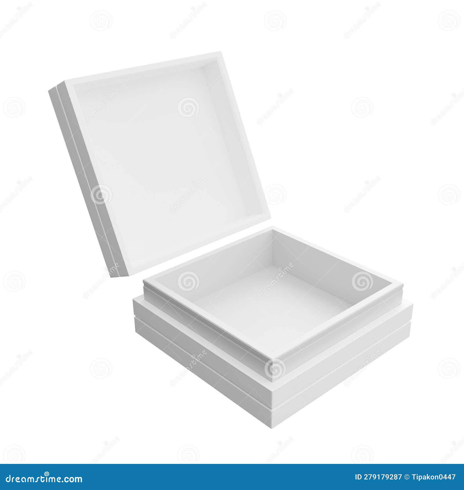 Rectangular White Box Pattern Looks Beautiful and Clean Isolated on ...