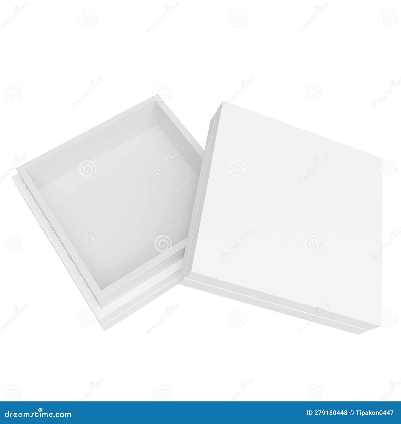 Rectangular White Box Pattern Looks Beautiful and Clean Isolated on ...