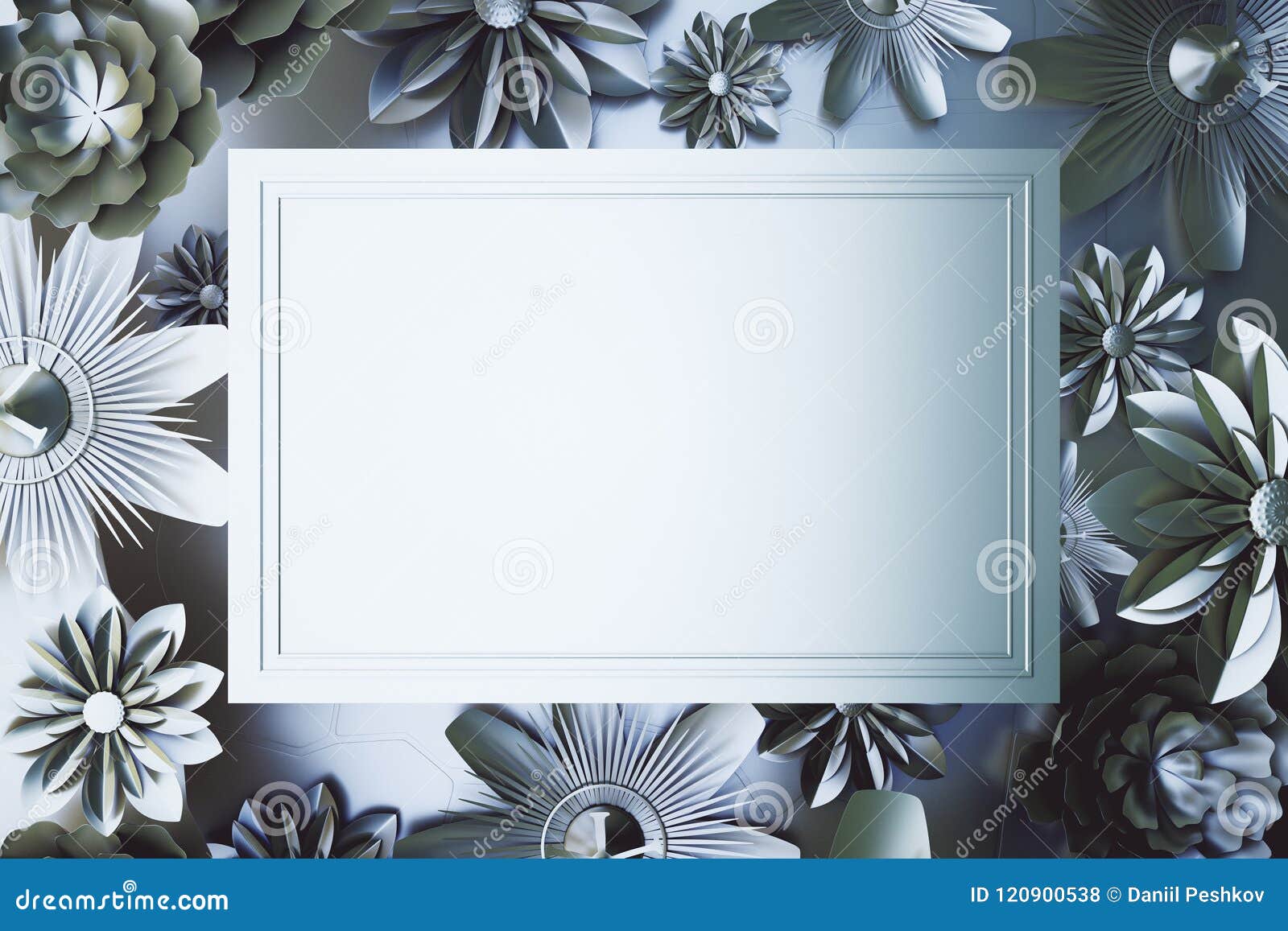 Rectangular White Postcard Backdrop Stock Illustration - Illustration ...