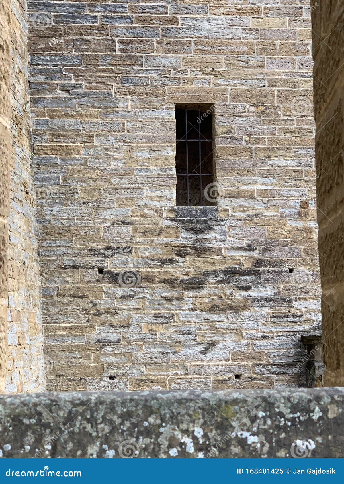 A Window In The Hohenzollern Castle Showing External Walls Stock Photo ...