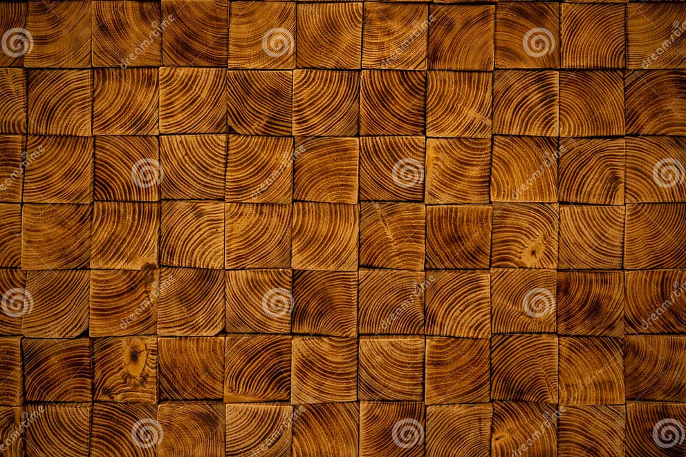 Rectangular Wood Cut-outs or Blocks Forming a Roof. Beautiful Wood ...