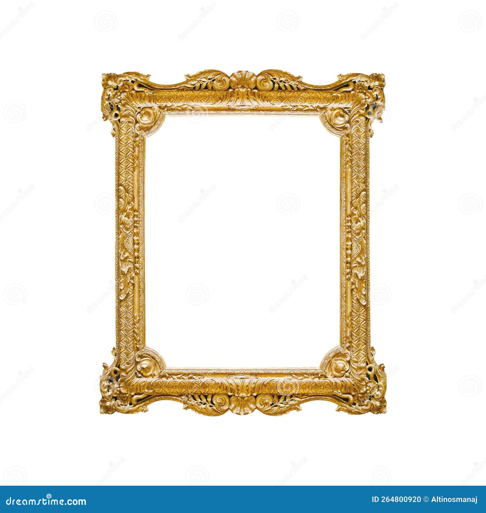 Rectangular Wooden Photo Frame Border Artistic Classical Gallery Thick ...