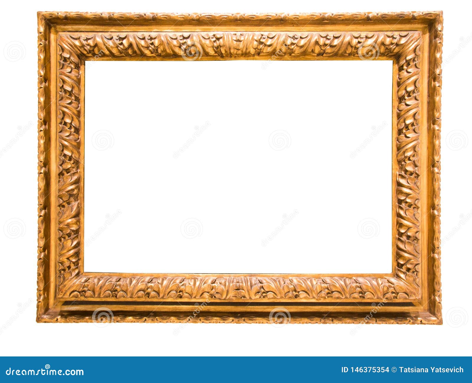 Rectangularframe for Photo on Isolated Background Stock Illustration ...