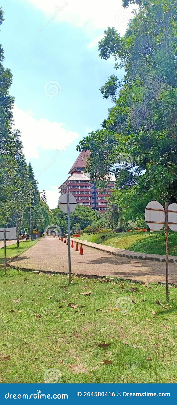 The Rectorate Building of the University of Indonesia Stock Photo ...