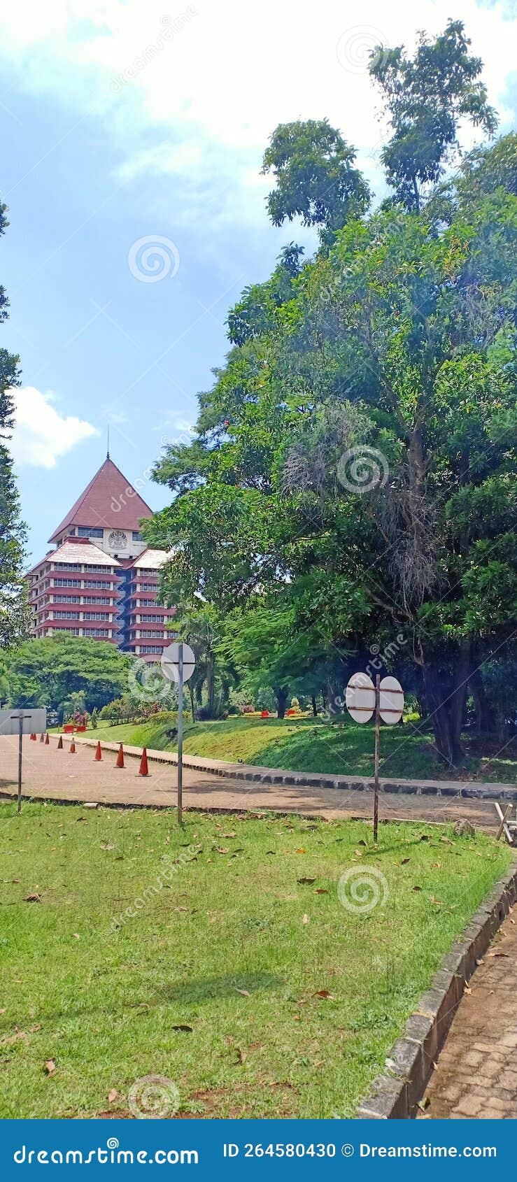 The Rectorate Building of the University of Indonesia Stock Photo ...