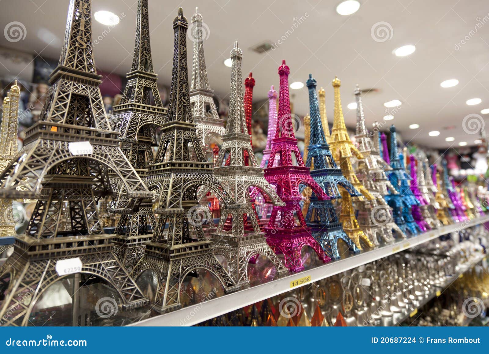 Recuerdos De La Torre Eiffel Foto de archivo - Imagen de torre, francia ...