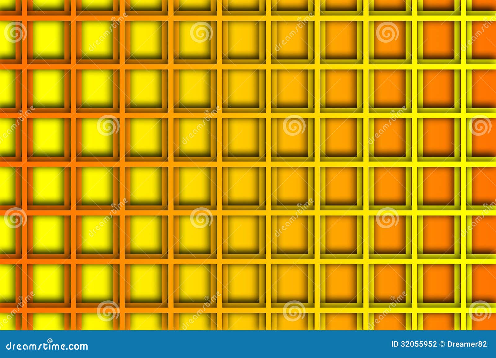 Recurrent Square Pattern, Wallpaper, Blue Background. Stock Photography ...