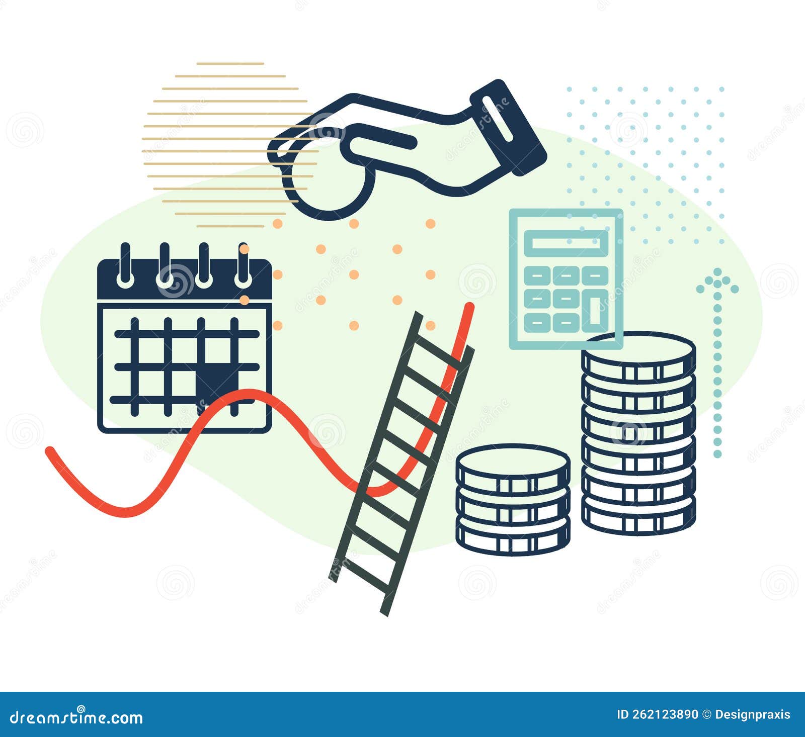 Recurring Deposit Benefits - Illustration Stock Illustration ...