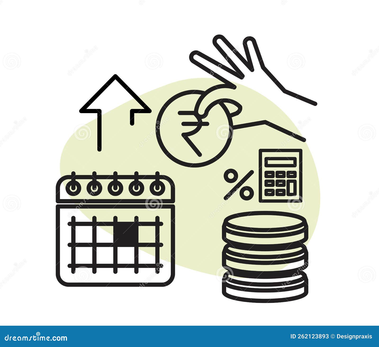 Recurring Deposit Benefits - Illustration Stock Illustration ...