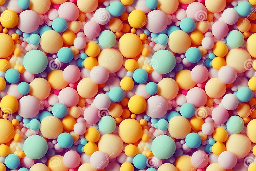 Recurring Ice Cream Wallpaper. Tile Background Stock Illustration ...