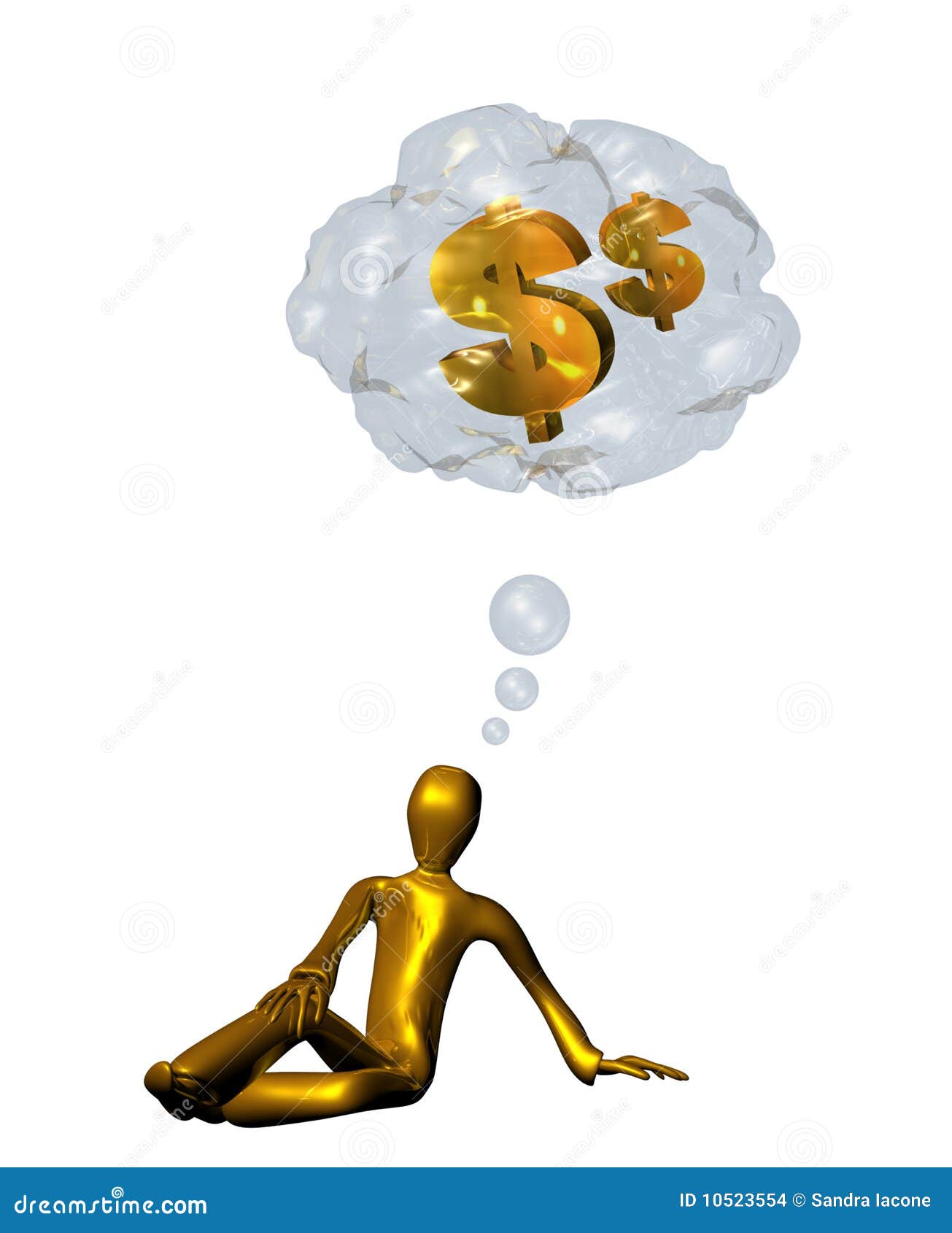 Recurring thought stock illustration. Illustration of icon - 10523554