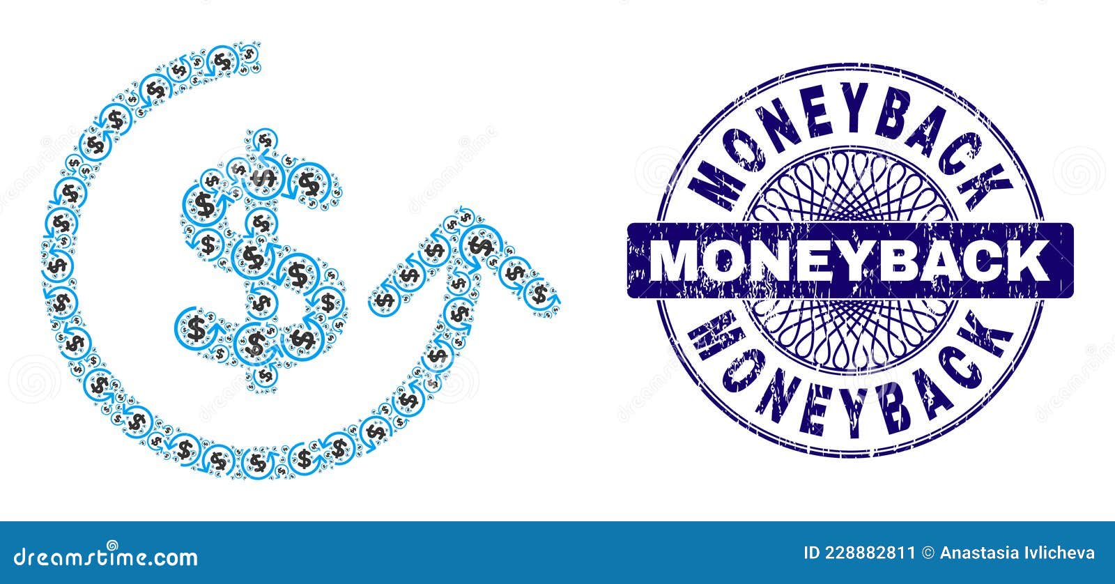 Chargeback Fractal Composition of Chargeback Icons and Textured ...