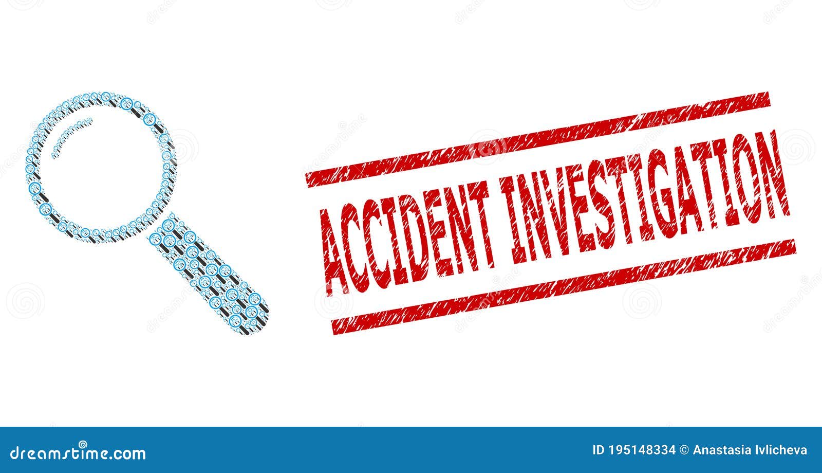 Accident Investigation Line Icons. Editable Stroke Signs. Concept Icons ...