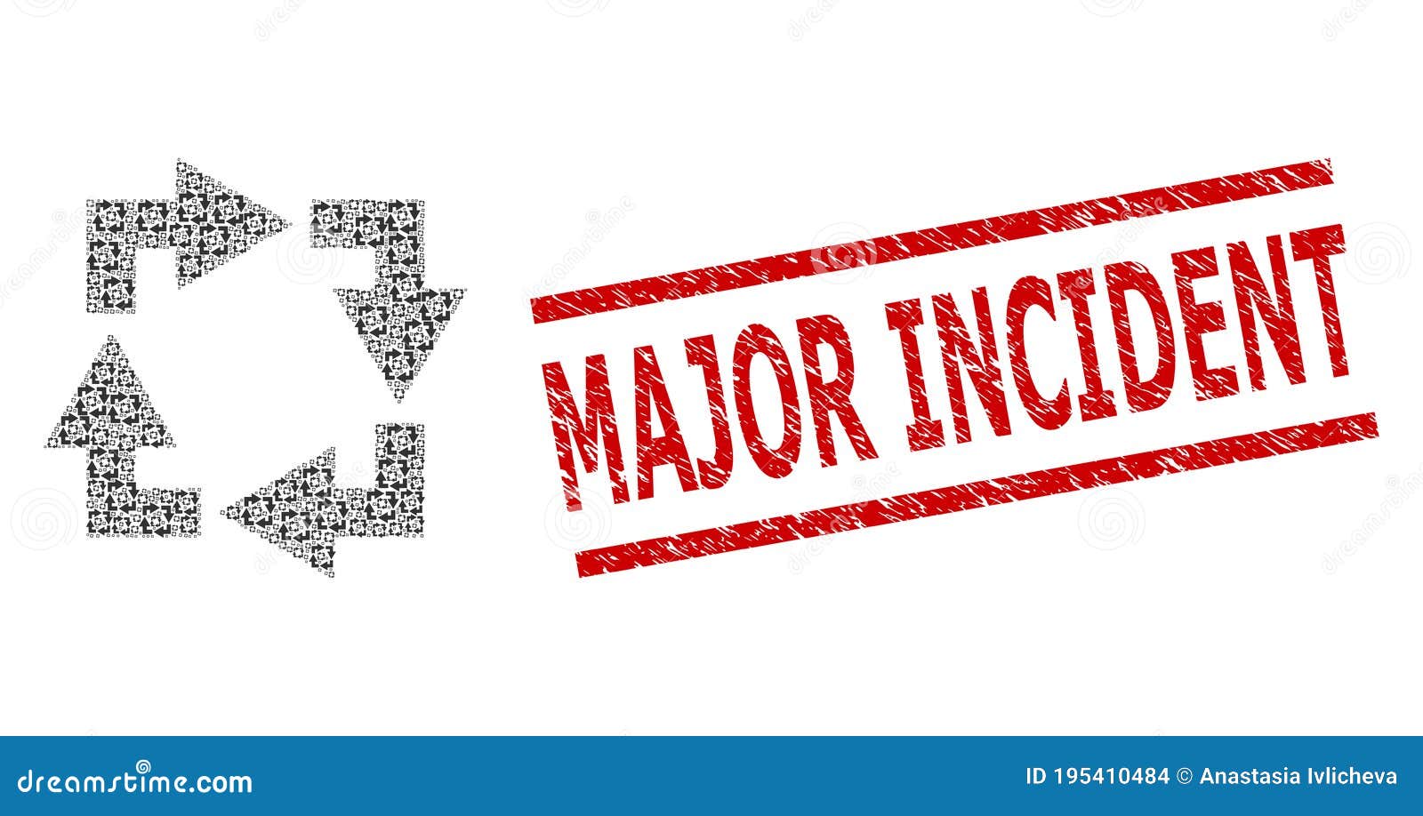 Major Incident Rubber Stamp Stock Image | CartoonDealer.com #88025695