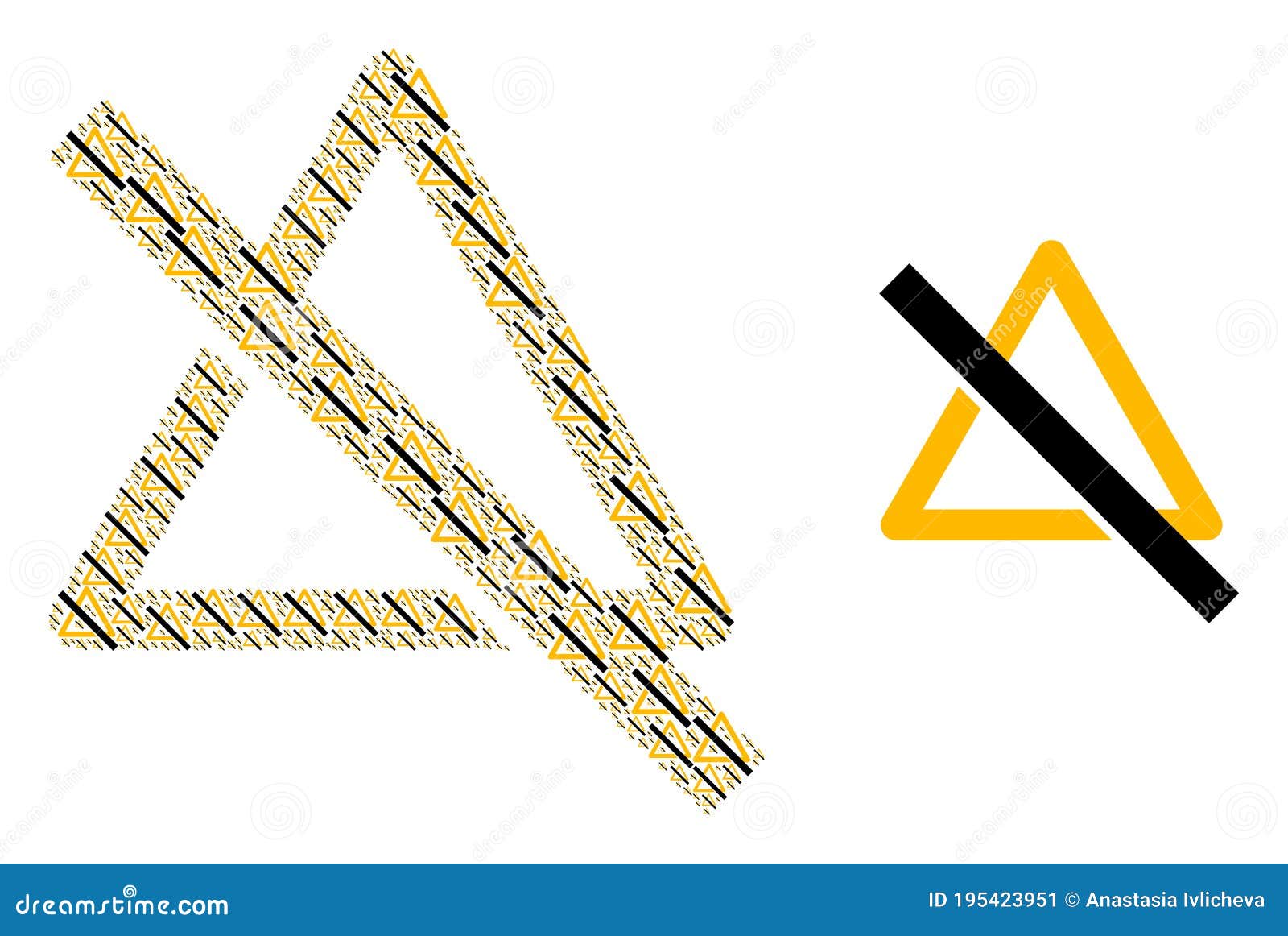 Stop Warnings Mosaic of Stop Warnings Icons and Original Icon Stock ...