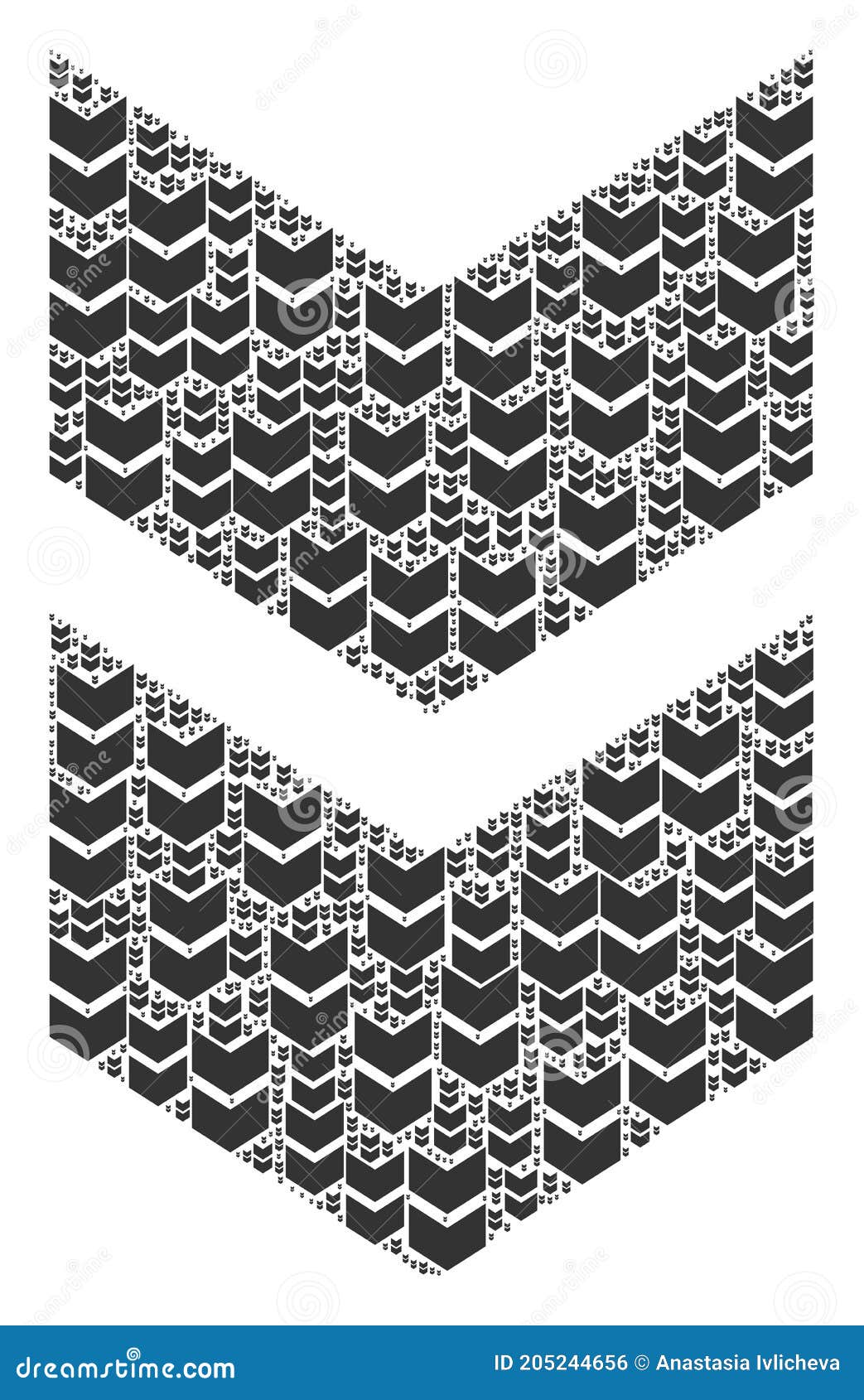Shift Down Fractal Collage of Itself Icons Stock Vector - Illustration ... Shift Down Fractal Collage of Itself Icons Stock Vector - Illustration ...