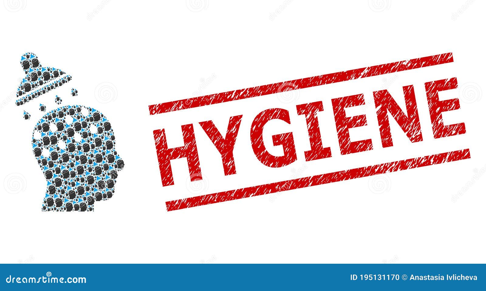 Brain Washing Recursive Collage of Brain Washing Icons and Textured ...