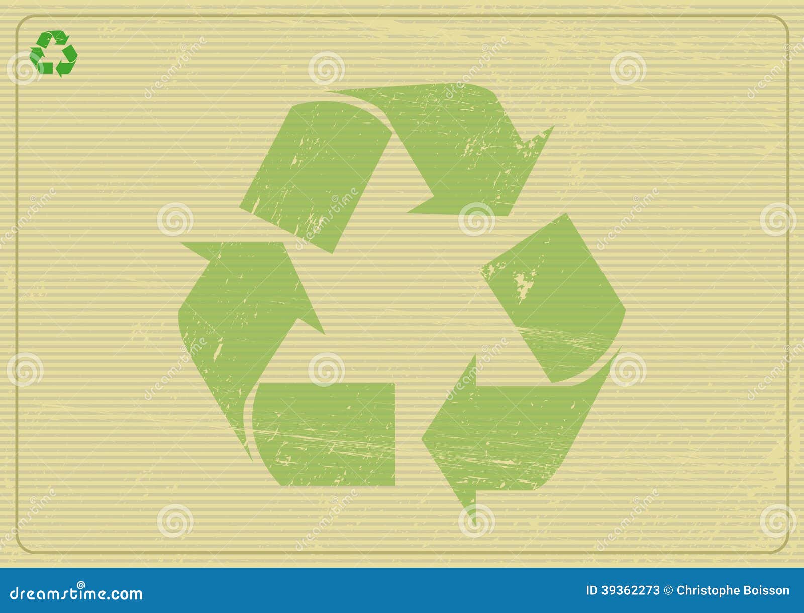 Recyclabe Horizontal Background Stock Vector - Illustration of concept ...