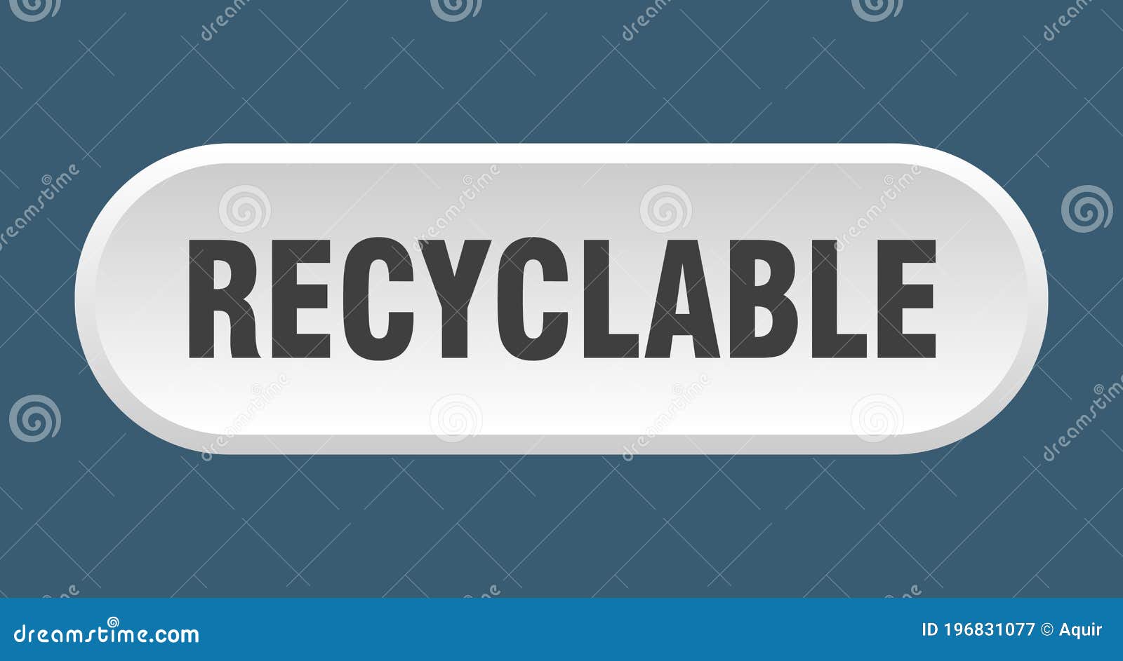 Notice Recyclable Plastic Only Symbol Sign, Vector Illustration ...