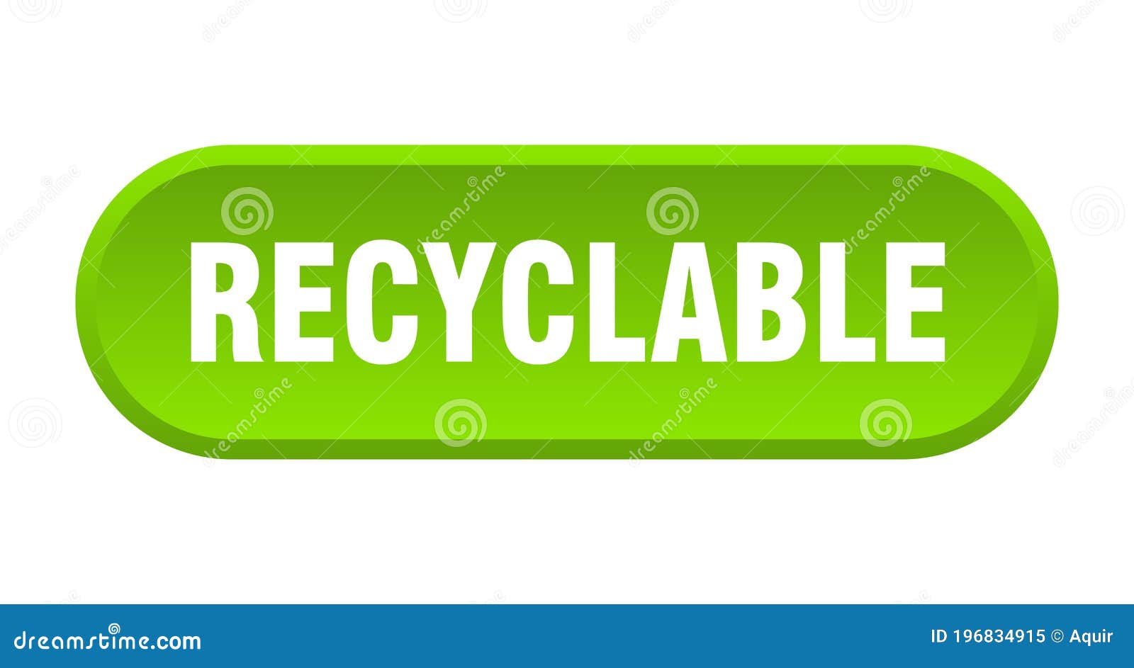 Notice Recyclable Waste Only Symbol Sign, Vector Illustration, Isolated ...