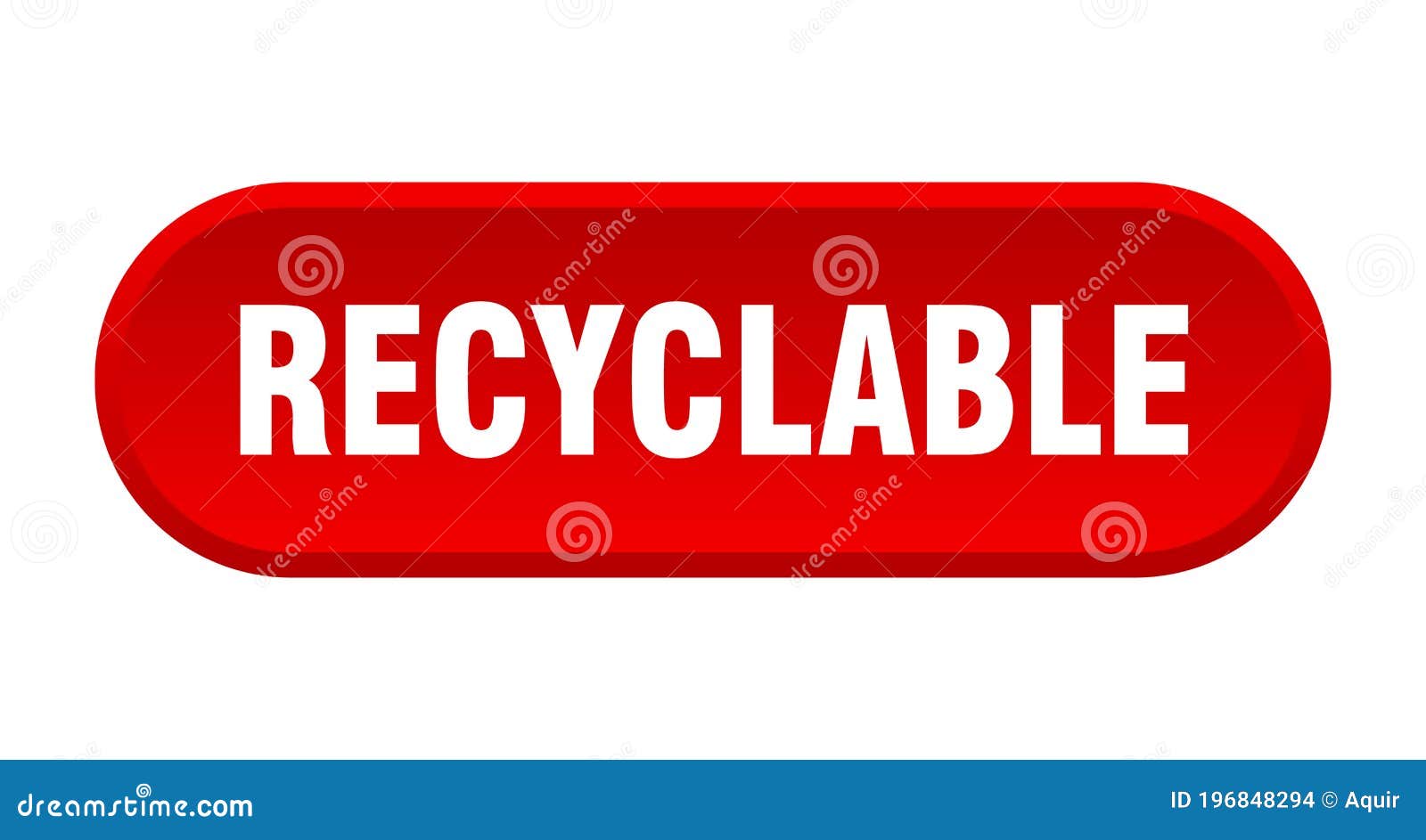 Notice Recyclable Waste Only Symbol Sign, Vector Illustration, Isolated ...