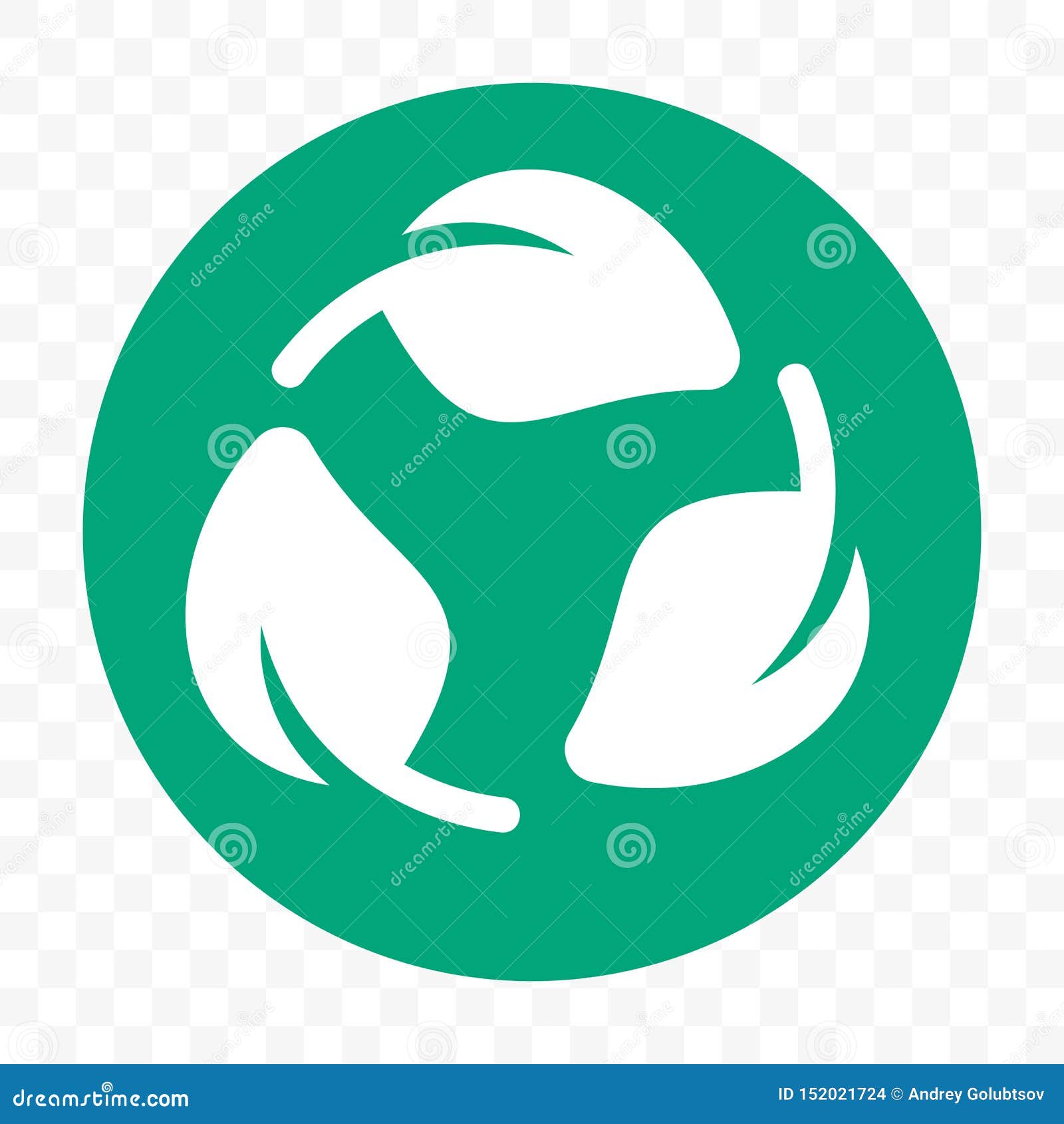 Biodegradable Green Icon. Recycle Leaf Symbol. Bio Recycling Degradable ...