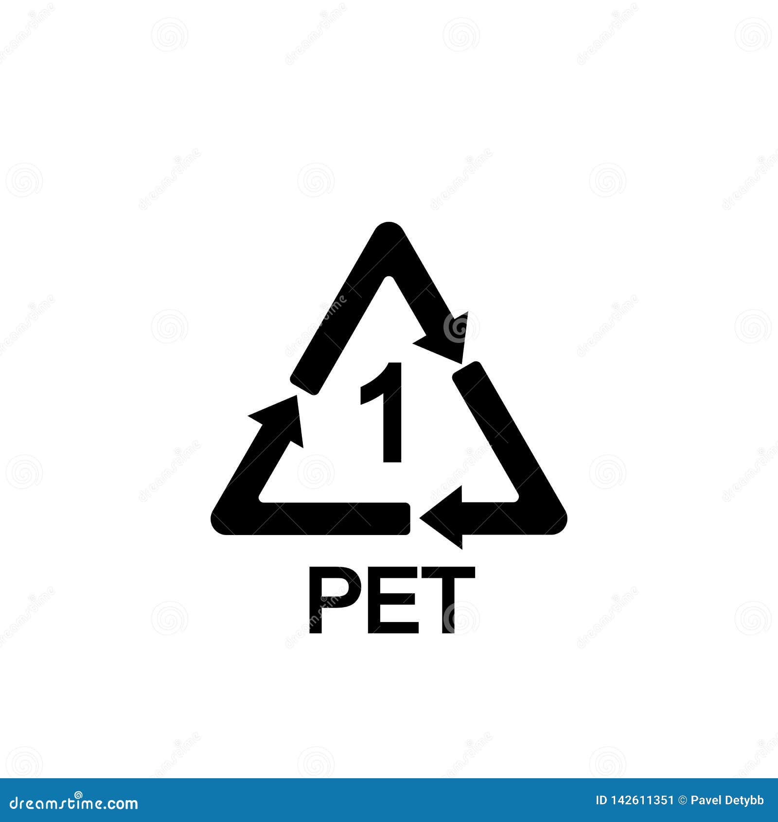 Polyethylene Terephthalate Or PET, PETE Polyester, Thermoplastic ...