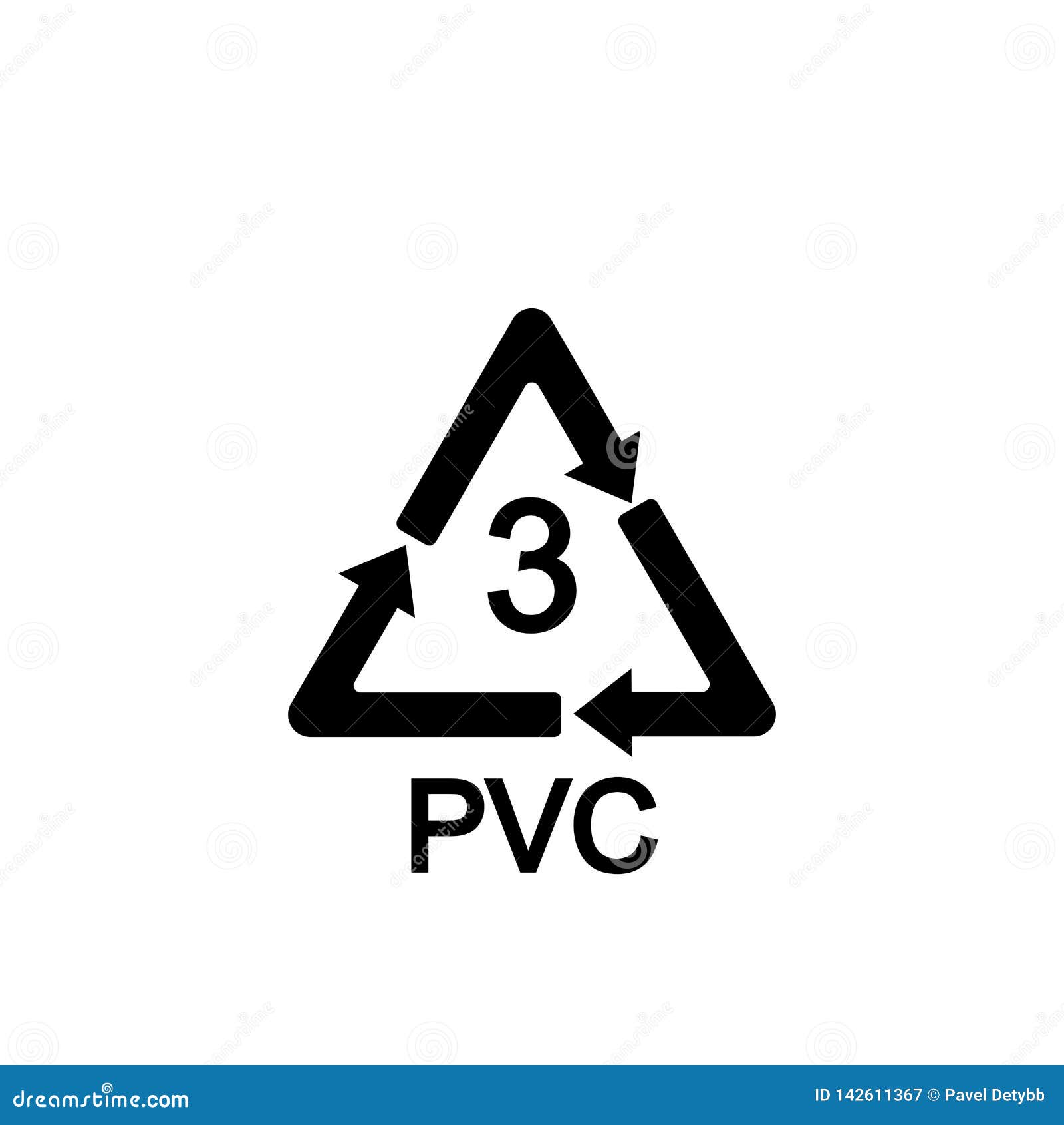 Polyvinyl Chloride Plastic PVC, Chemical Structure. Used In Production ...