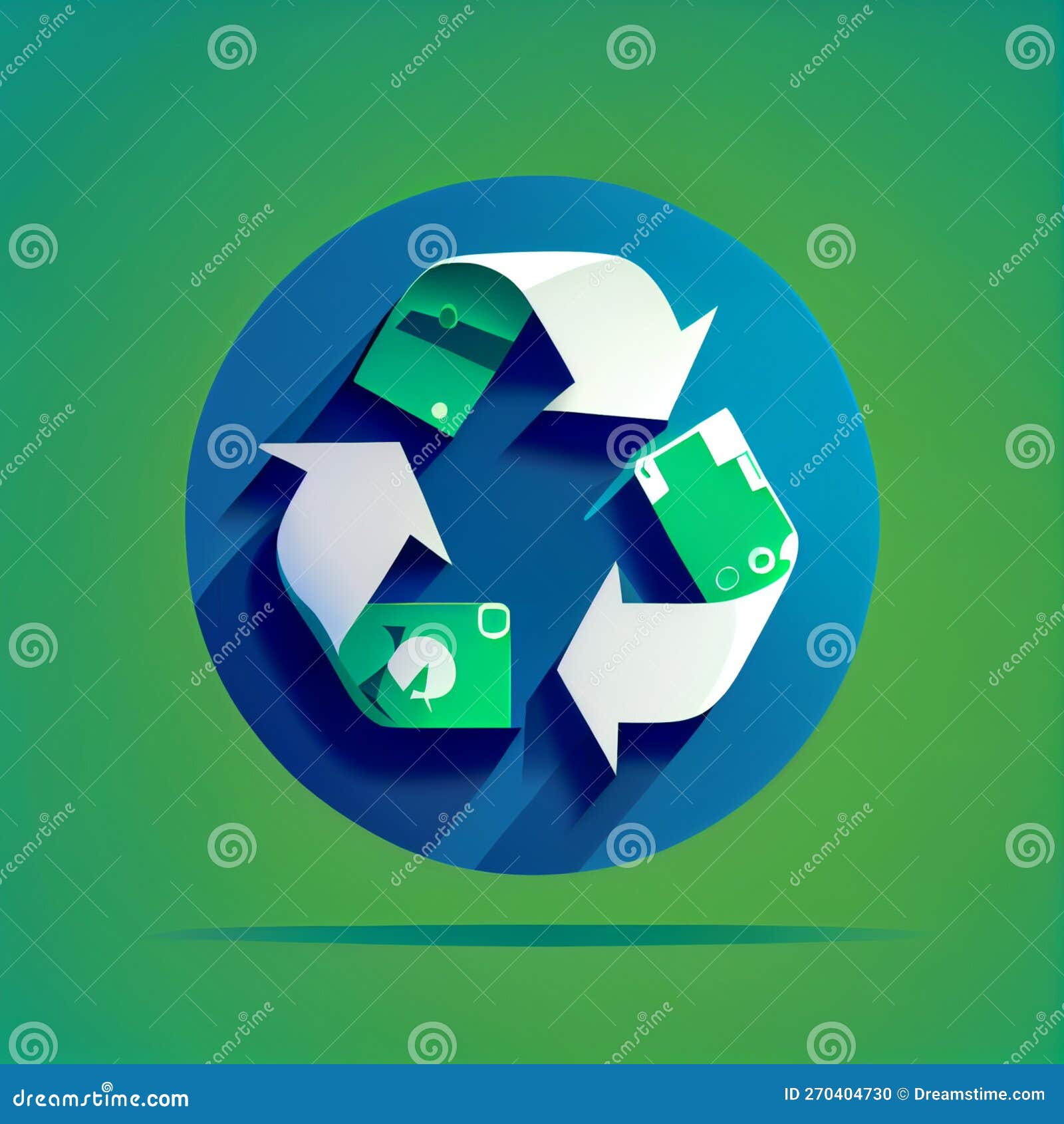 Recyclable Vector Icon Renewable Technology Concept Stock Illustration ...